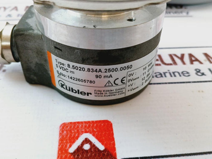 Kubler 8.5020.834A.2500.0050 Encoders Incremental With Do Zl60184, 4 M ...