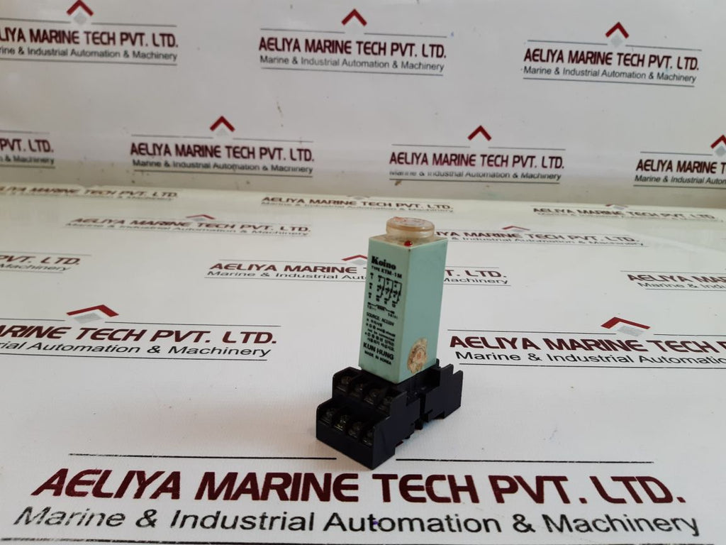 Kun Hung Ktm-1M Timing Relay 0 To 30 Sec With Socket Base – Aeliya Marine