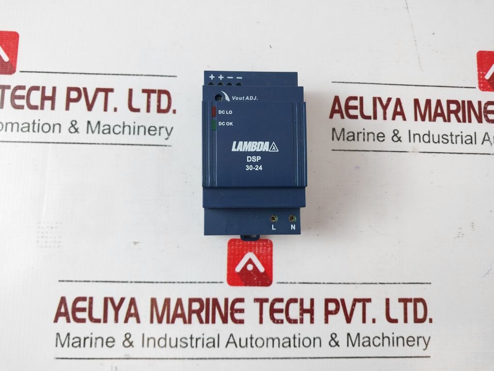 Lambda Dsp 30-24 Din Rail Power Supply – Aeliya Marine Tech Pvt. Ltd.