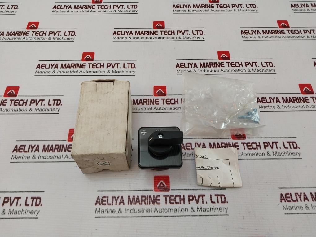 Larsen & Toubro S10-61003-b13 Cam Operated Rotary Switch 440V-10A 50/6 ...