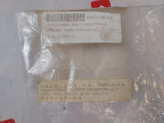 Legrand En60742 Safety Isolating Transformer – Aeliya Marine