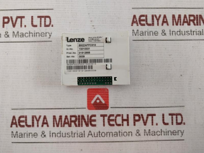 Lenze E82Zafpc010 Profibus Pt Function Module E82Af000P0C010Xx3D10 130 ...