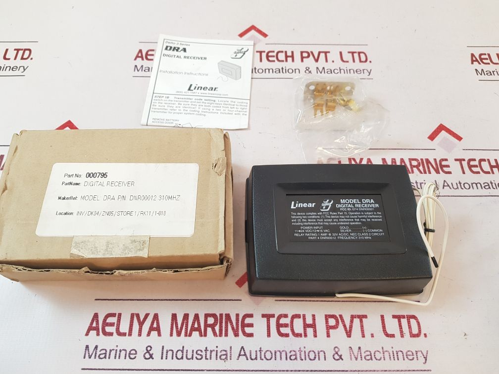 Linear delta 3 dra dnr00001 digital receiver – Aeliya Marine