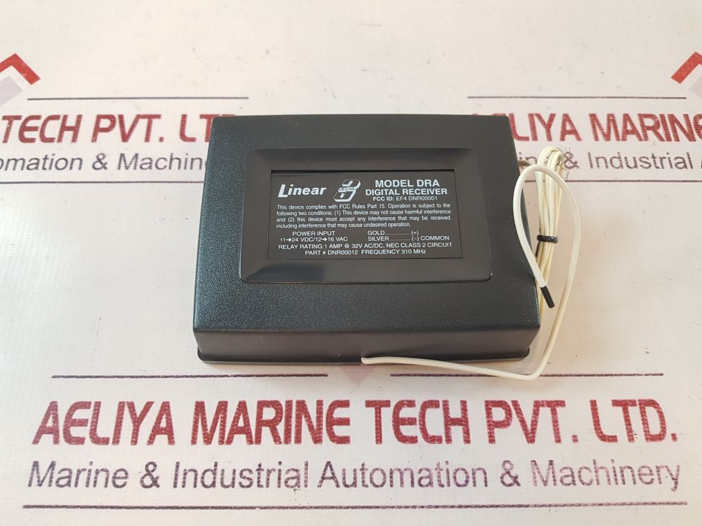 Linear delta 3 dra dnr00001 digital receiver – Aeliya Marine