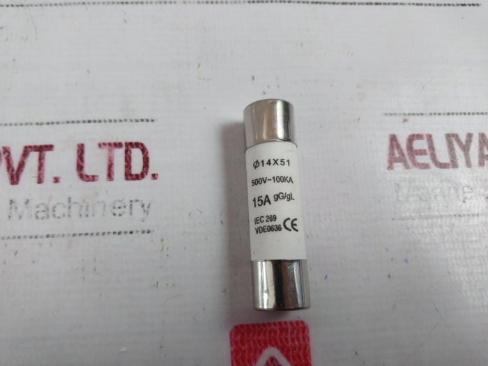 Lot Of 10X Iec 269 Marine Grade Cartridge Fuse, 500V~100Ka, 15A ...