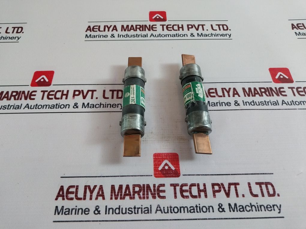 Lot Of 4X Bussmann Frn 100 Dual Element Time Delay Class K9 Fuse 250 V ...