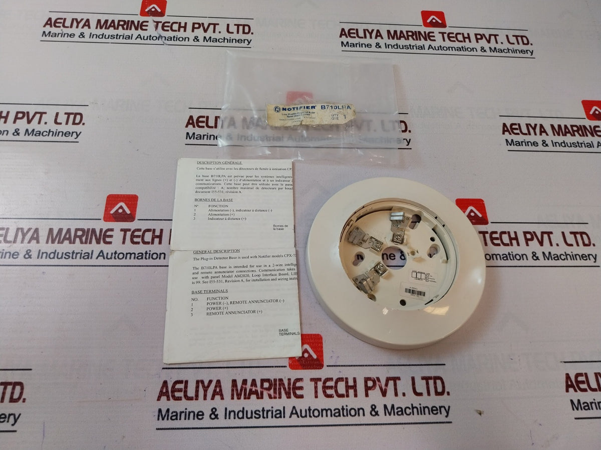 Notifier B710Lpa Low Profile Flanged Mounting Base – Aeliya Marine
