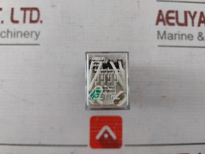 Lot Of 6X Omron My4N-d2 General Purpose Relay Iec255 3A 150Vac 5A 28V ...