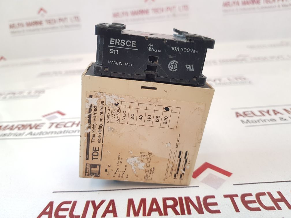 Lovato Tde Time Relay With Adjustable Delay On Release – Aeliya Marine