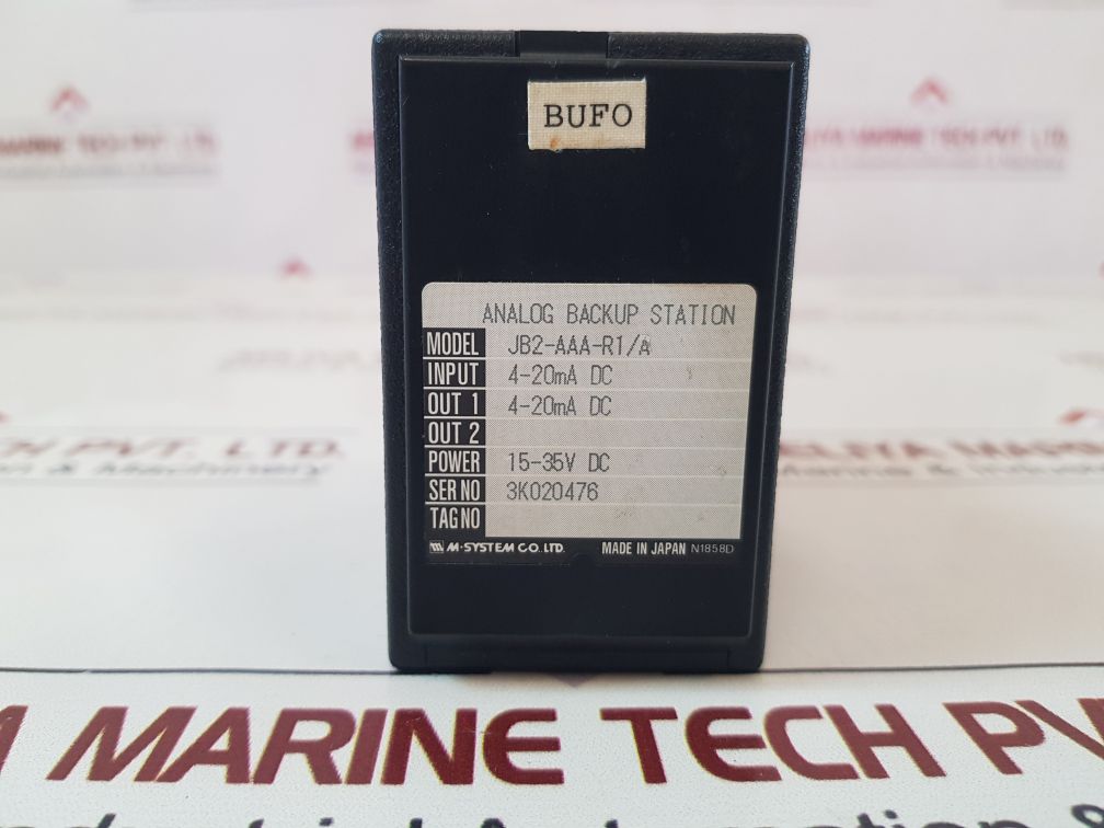 M-system Jb2-aaa-r1/A Analog Backup Station N1858D – Aeliya Marine