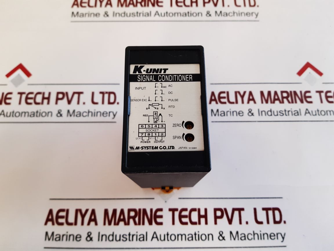 M-system K-unit Kr-3A-r Signal Conditioner Rtd Transmitter – Aeliya Marine