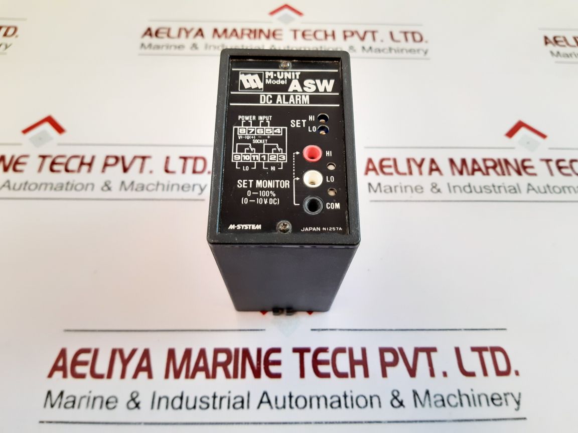 M-system M-unit Asw-a-b Dc Alarm – Aeliya Marine