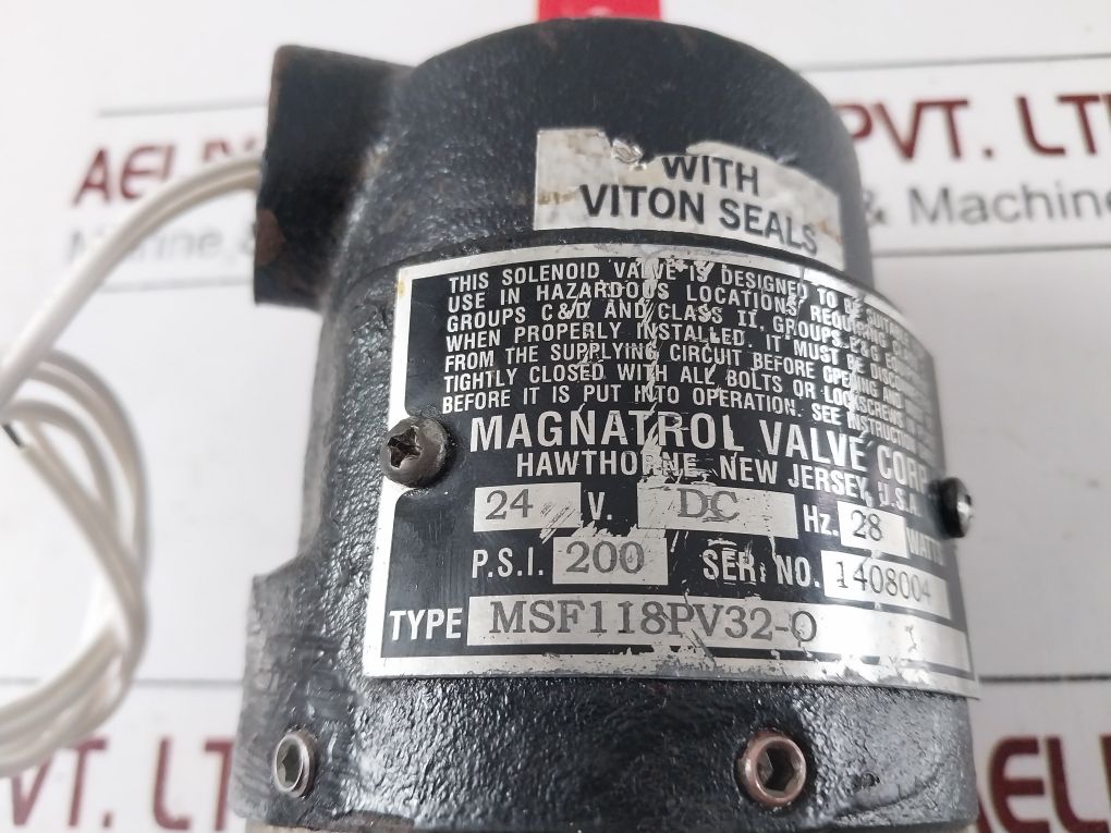 Magnatrol Msf118Pv32-o Solenoid Valve – Aeliya Marine