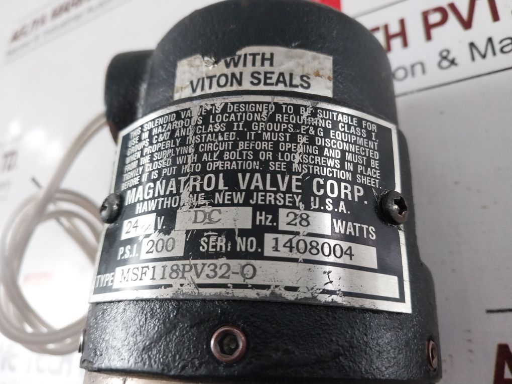 Magnatrol Msf118Pv32-o Solenoid Valve – Aeliya Marine