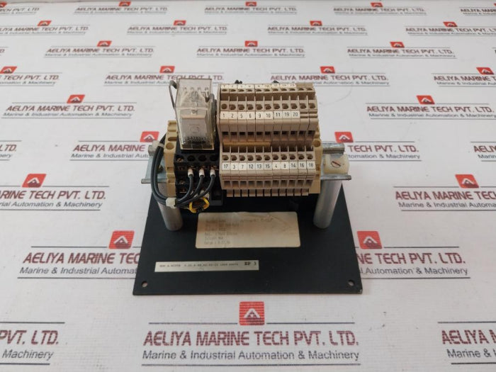 Mak Ep 3 Port Main Engine Start Stop Panel 250V Ac 10A 300V Ac 95-0331 ...