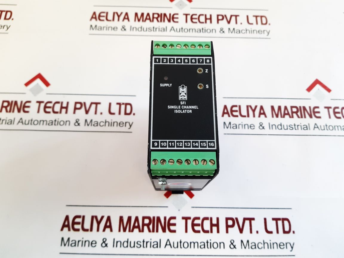 Mann Industries Sfi/4-20 Ma/0-10 Vdc/240Vac Single Channel Isolator ...