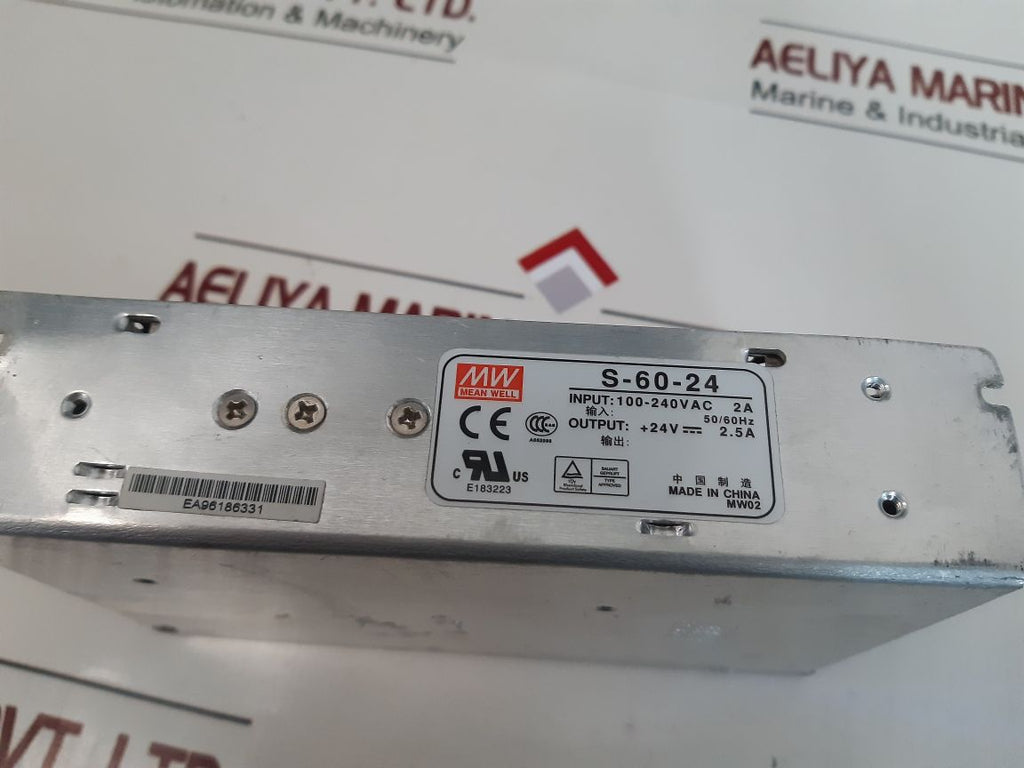 Mean Well S-60-24 Power Supply – Aeliya Marine