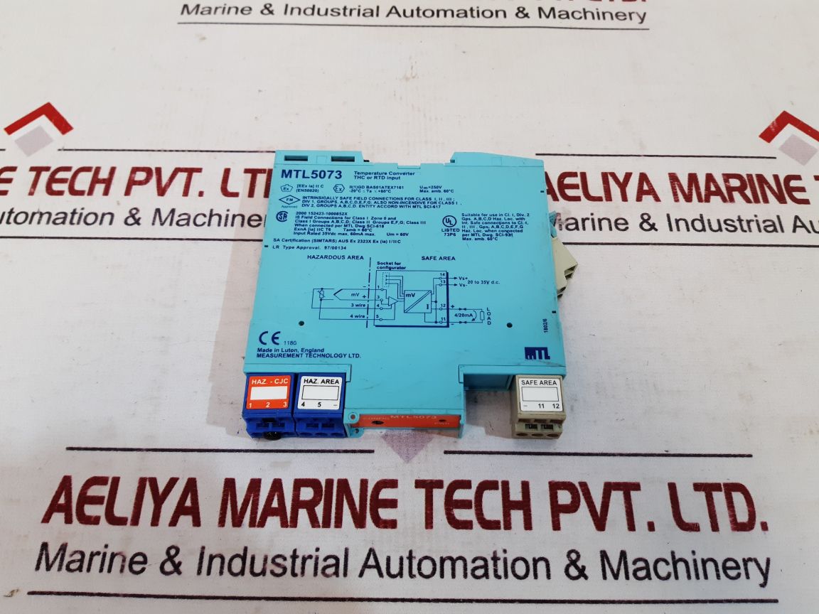 Measurement mtl5073 temperature converter – Aeliya Marine