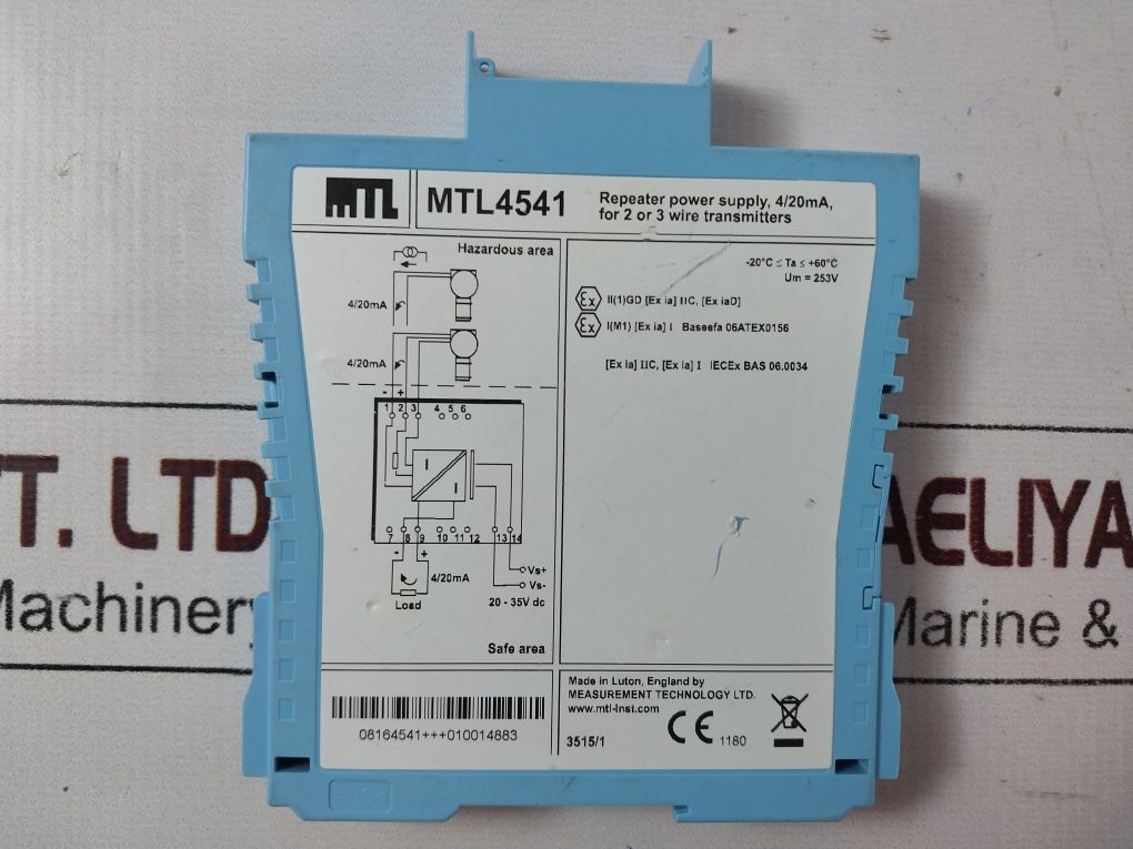 Measurement Technology Mtl4541 Repeater Power Supply – Aeliya Marine