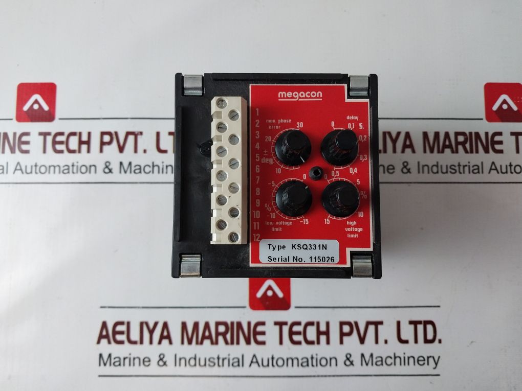 Megacon Ksq331N Sync Check Synchronising Indication Control Relay ...