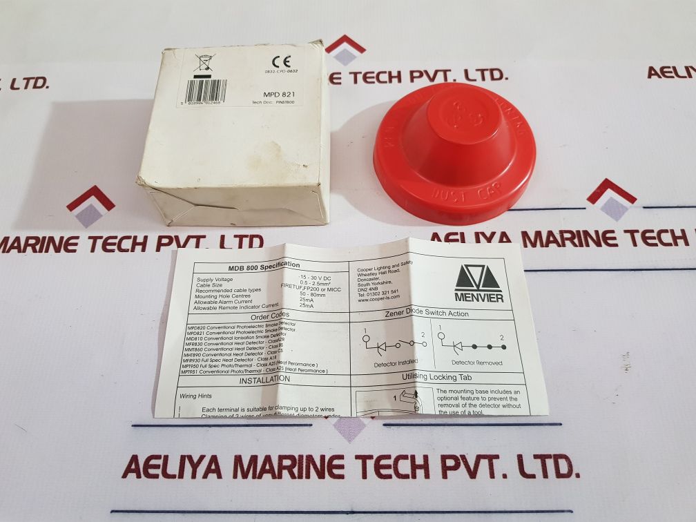 Menvier Mpd821 Optical Smoke Detector – Aeliya Marine