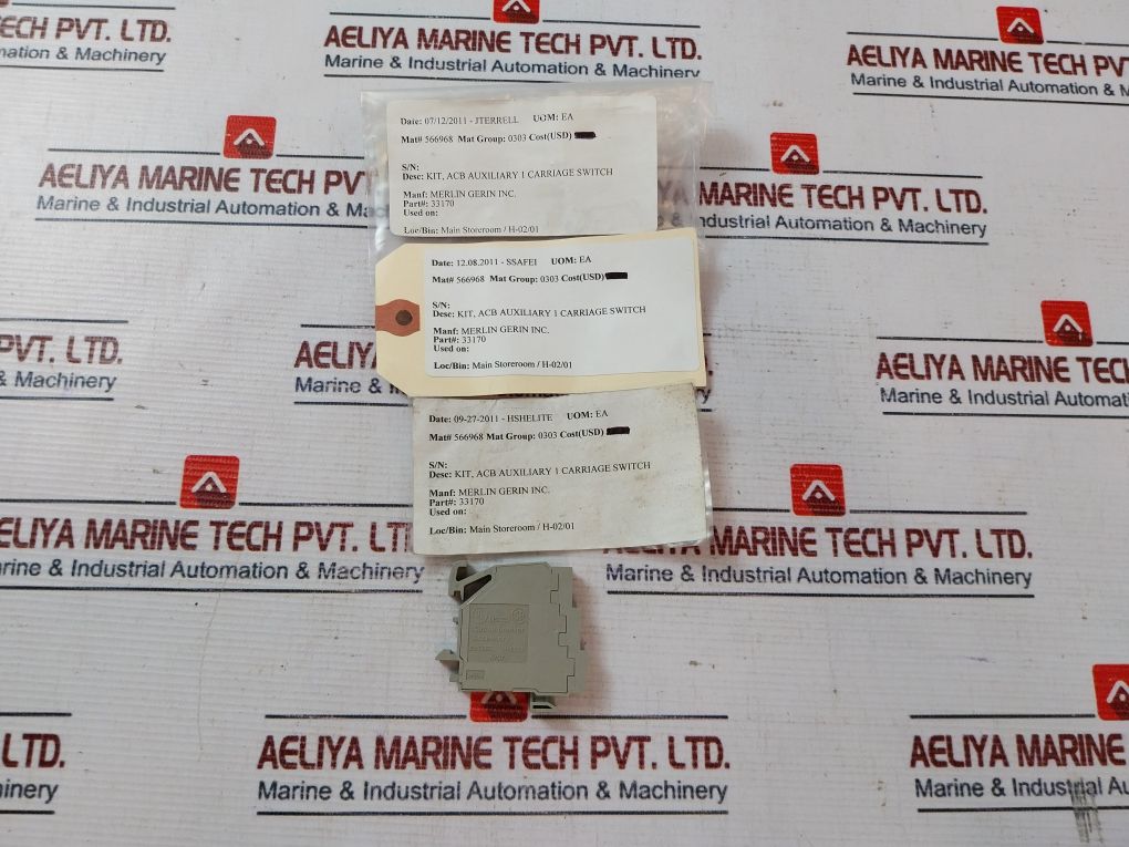 Merlin Gerin 33170 Acb Auxiliary 1 Carriage Switch Circuit Breaker Acc ...