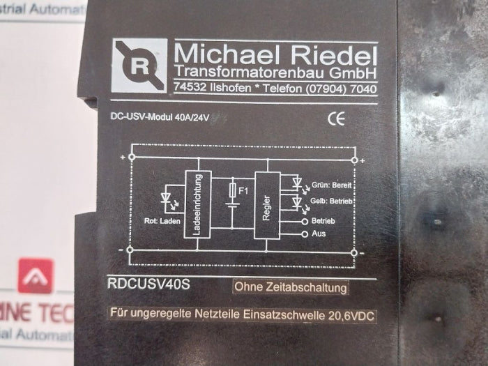 Michael Riedel Rdcusv40S Module – Aeliya Marine