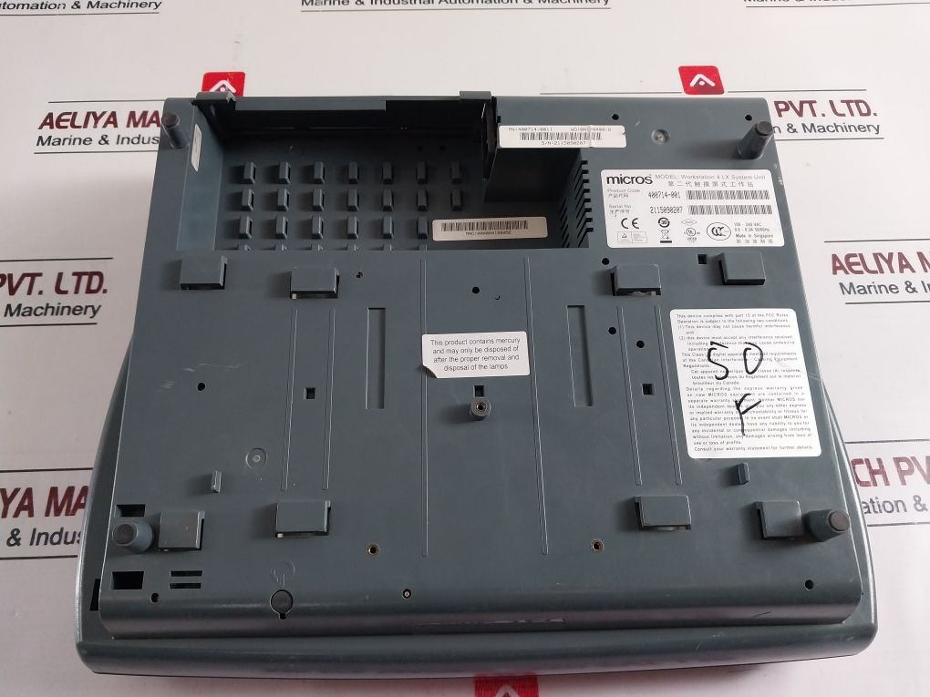 Micros 400714-001 Touchscreen Terminal Workstation 4 Lx System Unit 10 ...