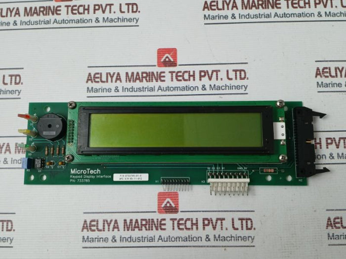Microtech 0733785-01-0 Keypad Display Interface Assembly 323738 ...