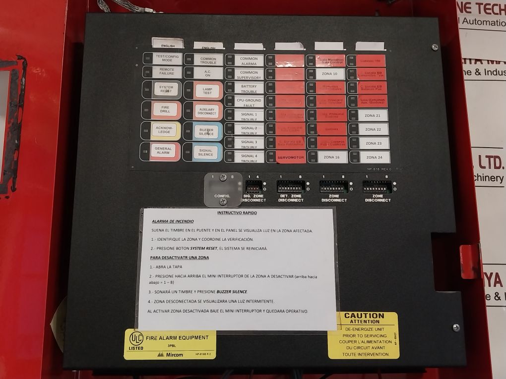 Mircom Fa-1000 Fire Alarm Control Panel – Aeliya Marine