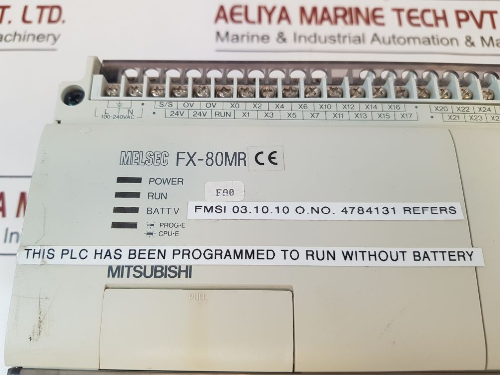 Mitsubishi Electric Fx-80Mr-es Programmable Controller – Aeliya Marine