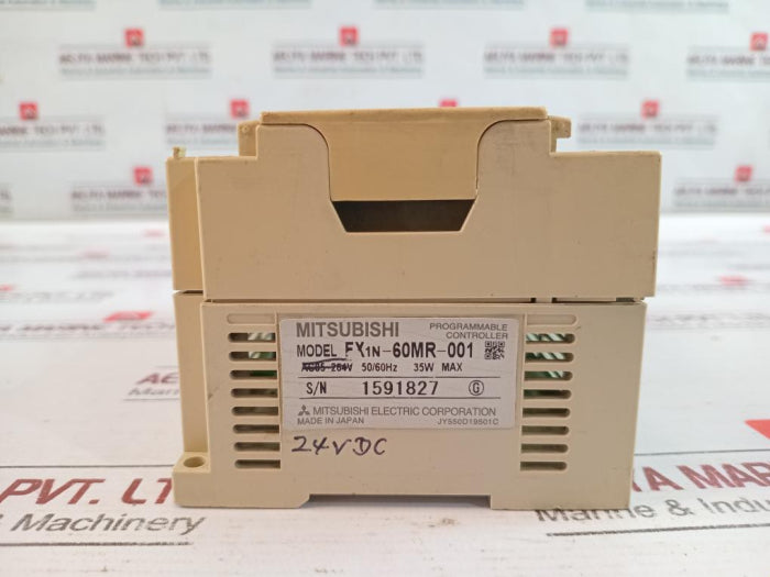 Mitsubishi Electric Fx1N-60Mr-001 Melsec Programmable Controller 24Vdc ...