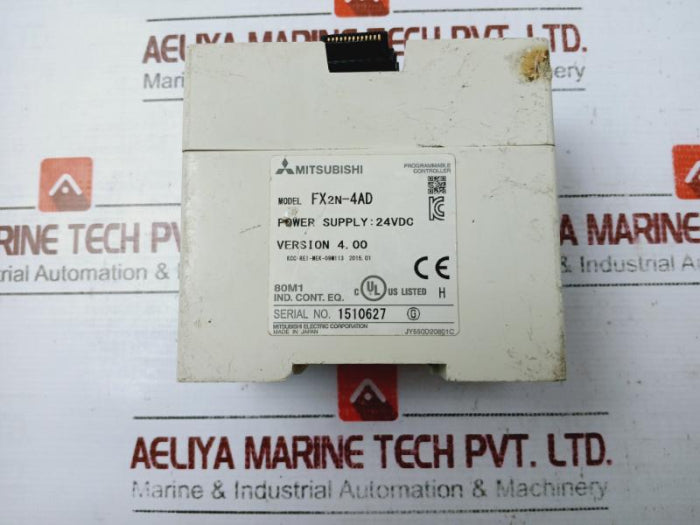 Mitsubishi Electric Fx2N-4Ad Analog Input Module 24 Vdc – Aeliya Marine