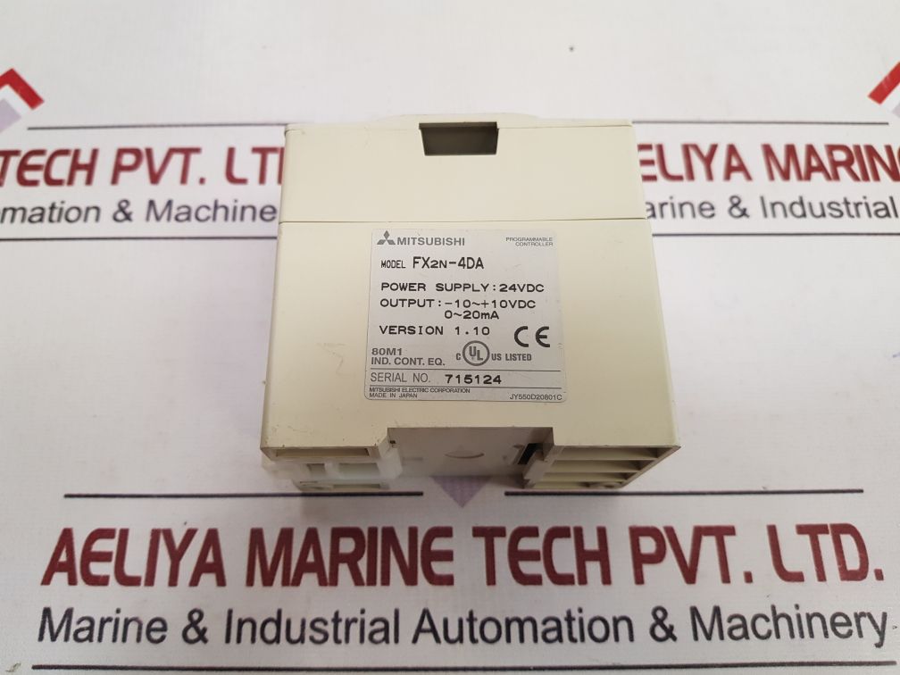 Mitsubishi Electric Fx2N-4Da Programmable Controller – Aeliya Marine