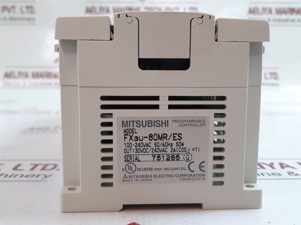 Mitsubishi Electric Fx3U-80Mr/ Es Programmable Controller – Aeliya Marine