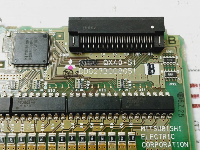 Mitsubishi Electric Qx40-s1 Dc Input Printed Circuit Board Module Bd62 ...