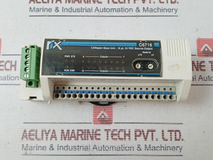 Mitsubishi Electric Rix C6716 Canopan Base Unit 16 Pt. 24Vdc Source Ou ...