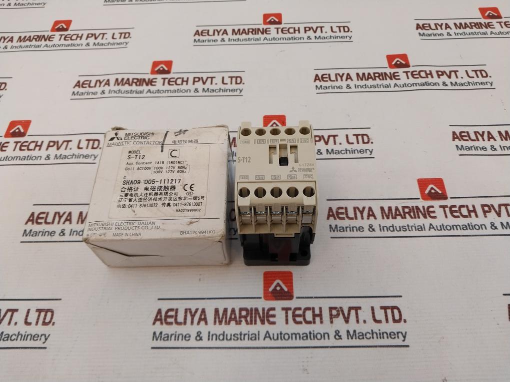 Mitsubishi Electric S-t12 Magnetic Contactor 20A 100-127V 50/60Hz ...