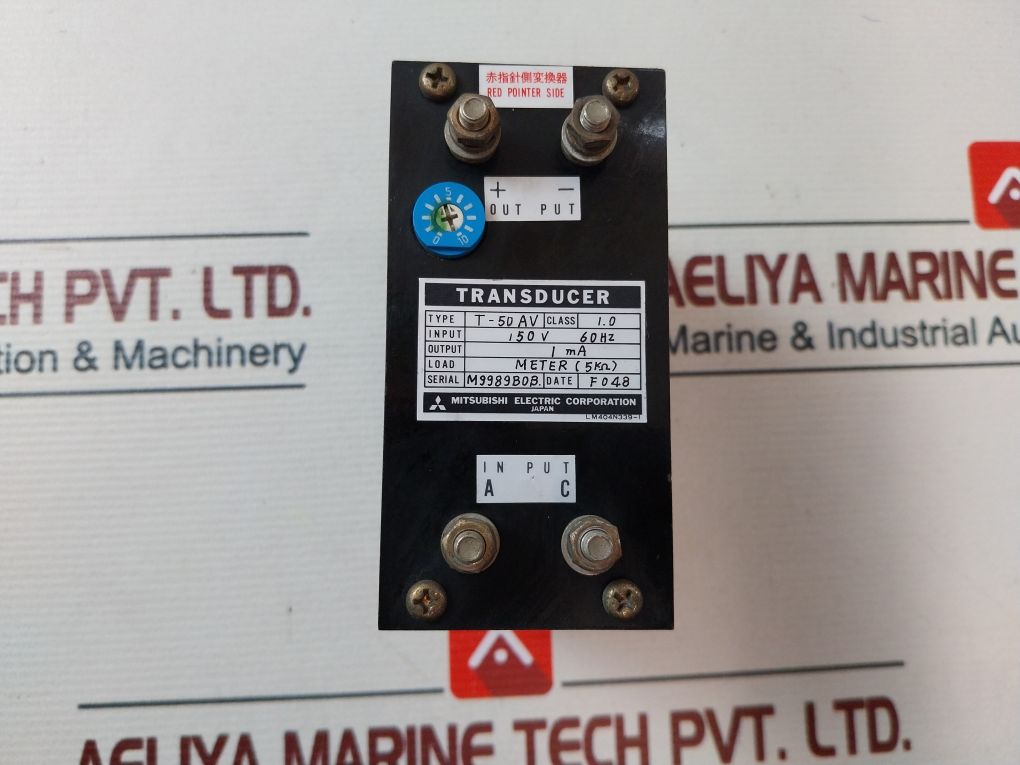 Mitsubishi Electric T-50 Av Transducer 150V 60Hz – Aeliya Marine