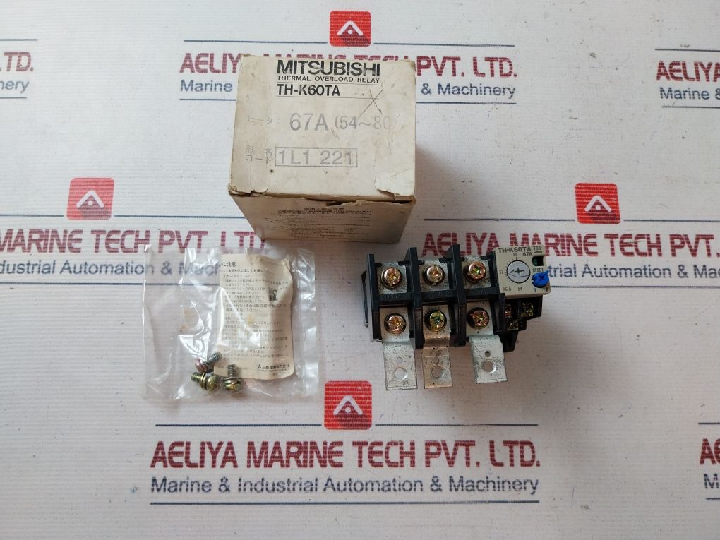 Mitsubishi Electric Th-k60Ta Thermal Overload Relay 67A – Aeliya Marine