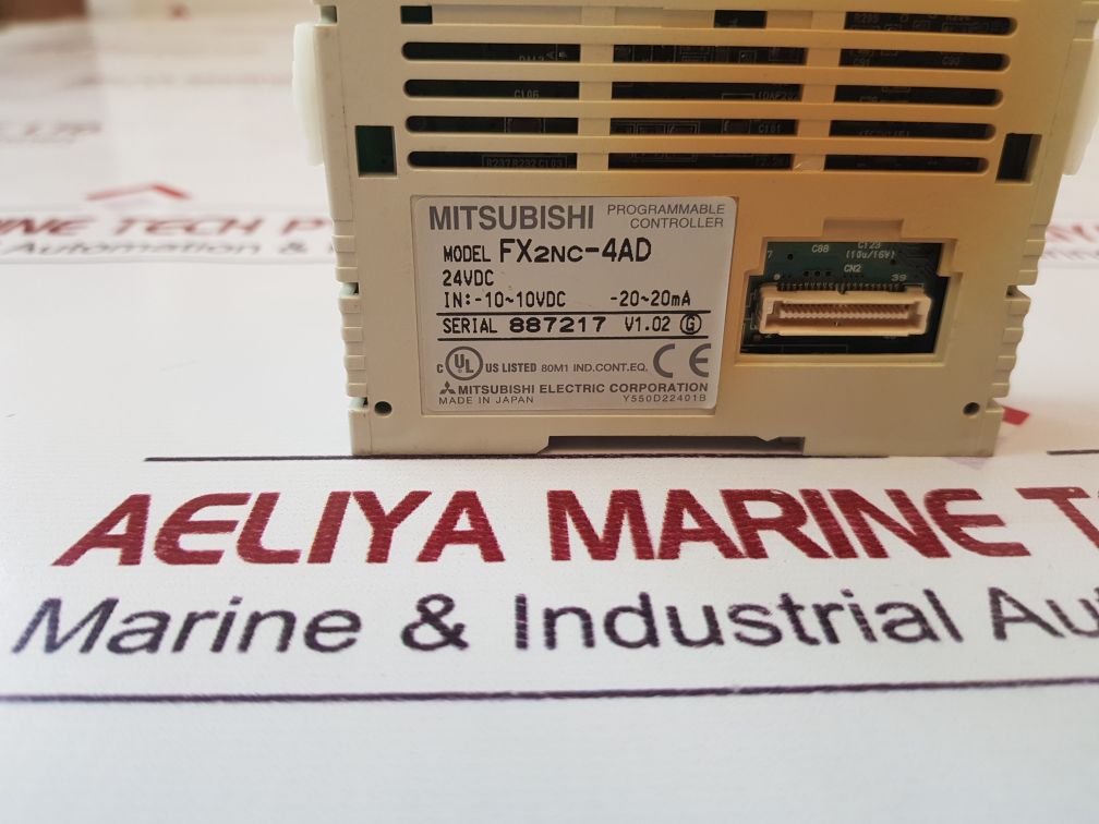 Mitsubishi Fx2Nc-4Ad Analog Input Module – Aeliya Marine