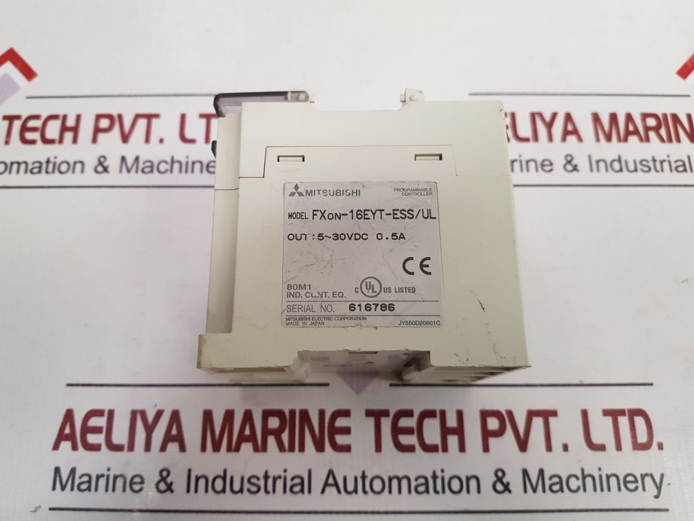 Mitsubishi Fx0N-16Eyt-ess/Ul Programmable Controller Transistor Block ...