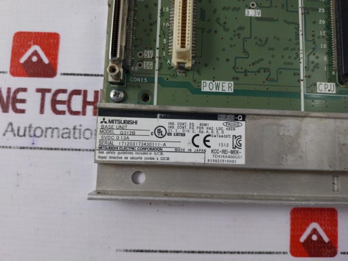 Mitsubishi Melsec-q Q312B Controller Series Base Unit, 5Vdc Cl.I Div.2 – Aeliya Marine