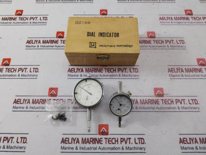 Mitutoyo 0.01Mm Series Micron Metrology Dial Indicator 0-90, 420193 ...
