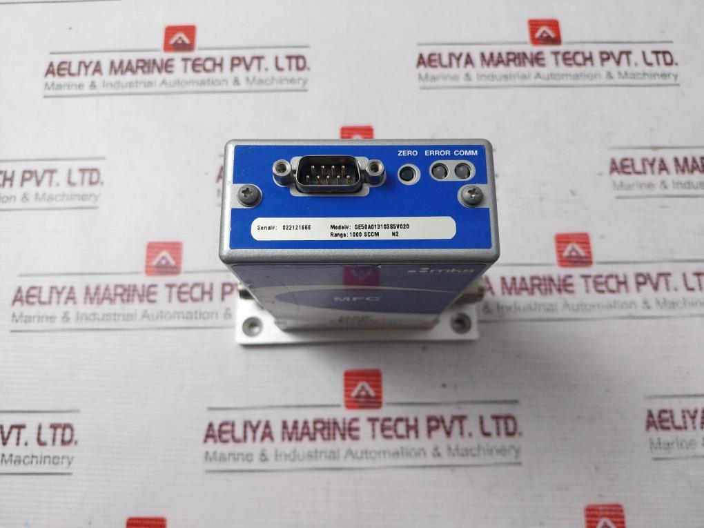 Mks Mfc Ge50A013103S5V020 Flow Meter 1000 Sccm (Gas: N2) – Aeliya Marine