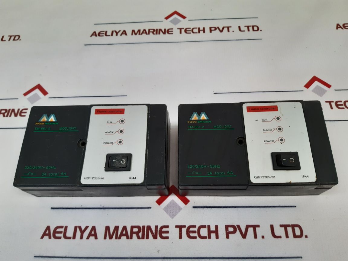 Modena Machinery Tm-681-a Flame Controller – Aeliya Marine Tech Pvt. Ltd.