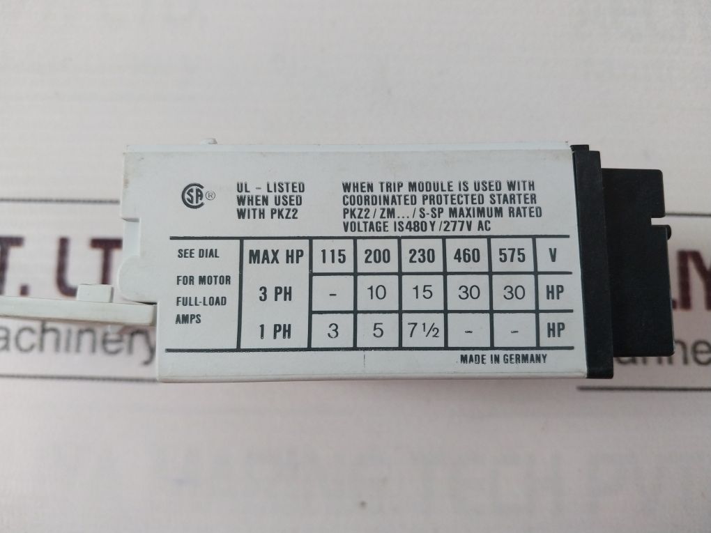 Moeller Zm-40-pkz2 Motor Circuit Breaker – Aeliya Marine