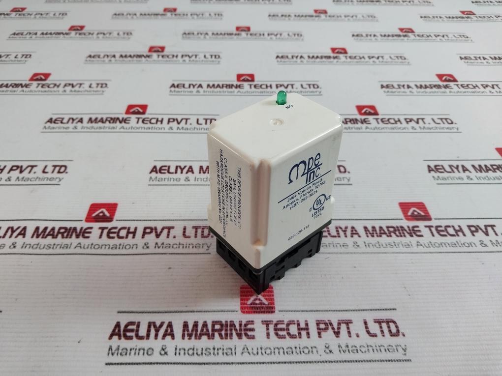 Mpe 030-120-118 Intrinsically Safe Relay With Base 10 Amps 120Vac ...