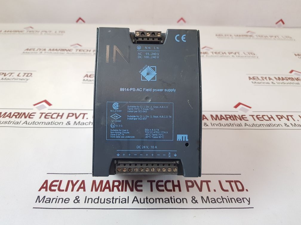 Mtl 8914-ps-ac Field Power Supply – Aeliya Marine