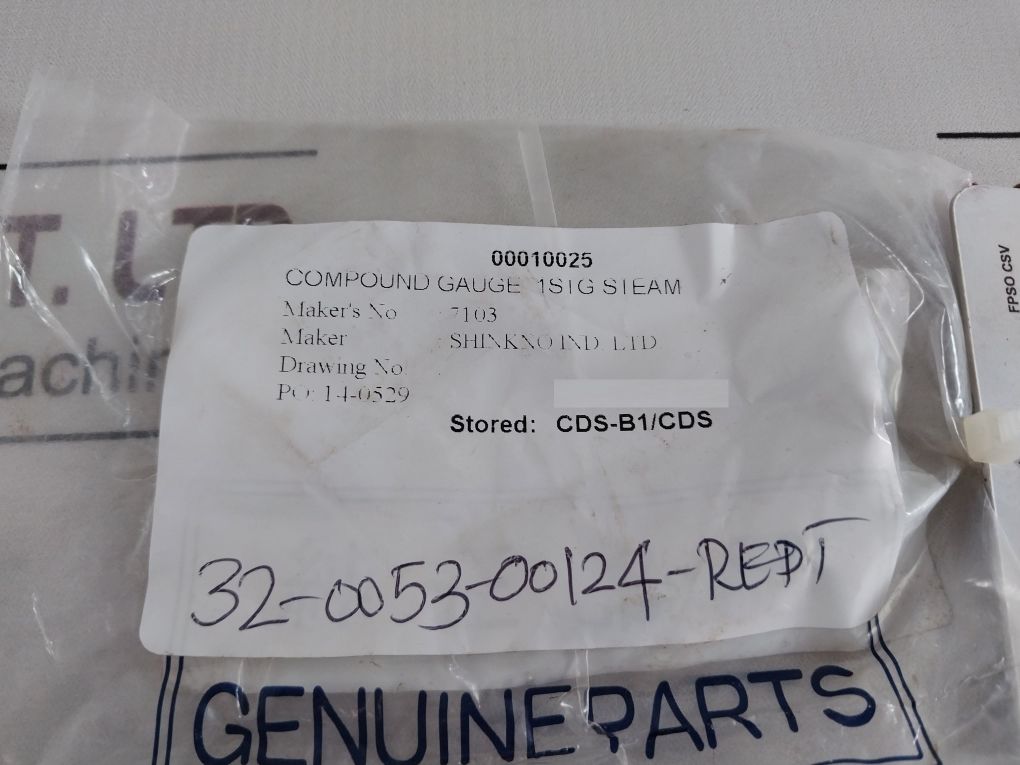 Nagano Keiki 7103 Compound Pressure Gauge – Aeliya Marine